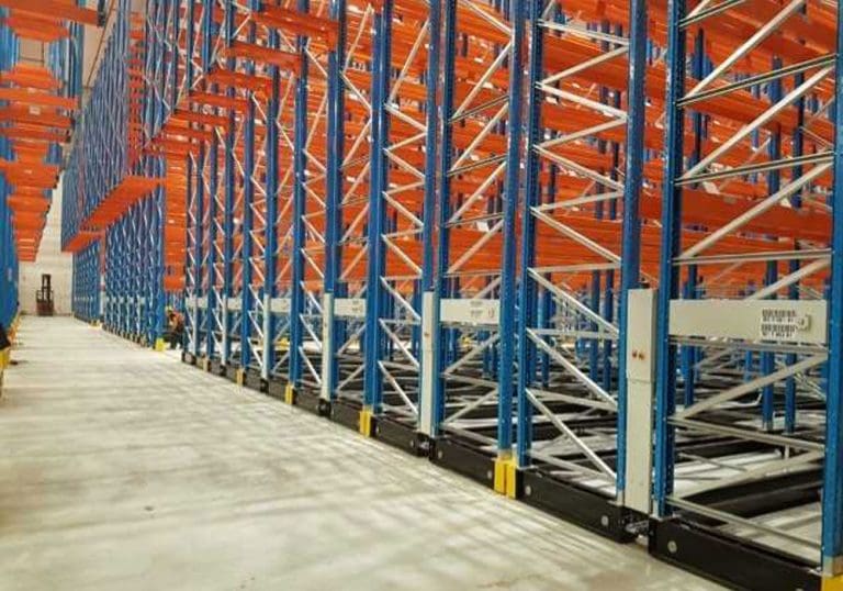 New mobile racking installed at Wardle - Boughey Logistics